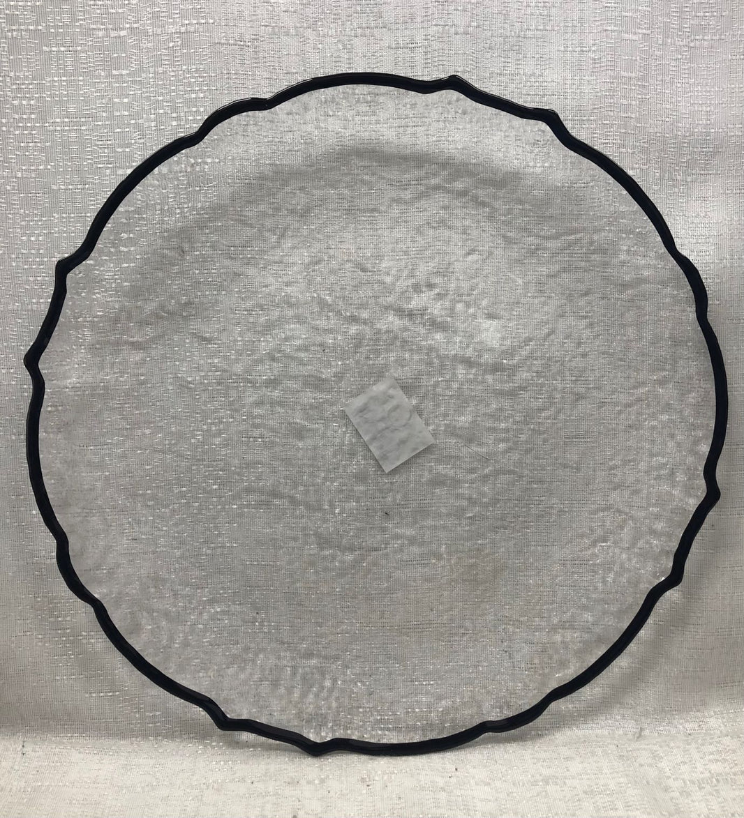 13" Elegant Glass Charger Collection-Plates and Beyond